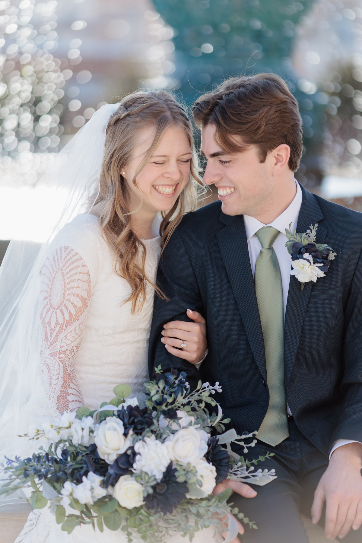 Provo City Center Temple Wedding | Reception The Lodge at Traverse ...